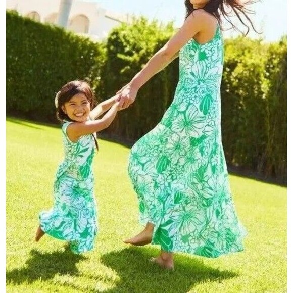 Lilly Pulitzer | Dresses | Lilly Pulitzer Kids Girls Mini Malone Maxi ...